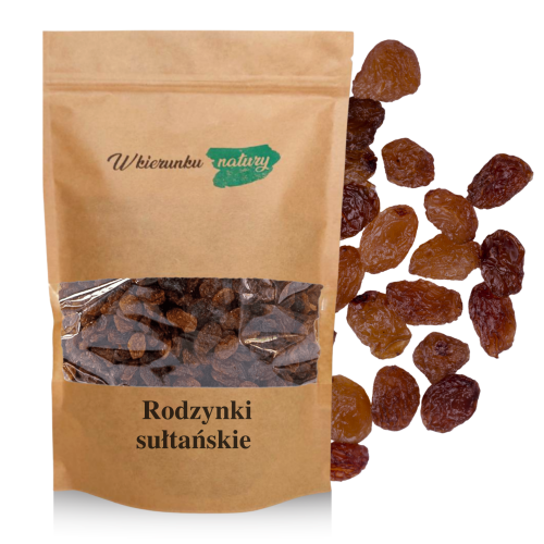 Rodzynki sułtańskie niesiarkowane – naturalne i słodkie owoce suszone ...
